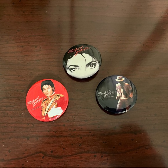 Other | Michael Jackson Commemorative Button Set | Poshmark
